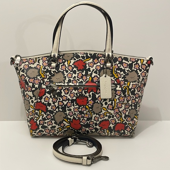 Coach | Bags | Coach Prairie Satchel Chalk Yankee Floral | Poshmark